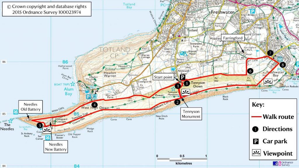 Tennyson Down Walk - 7 Miles - Explore the Isle of Wight